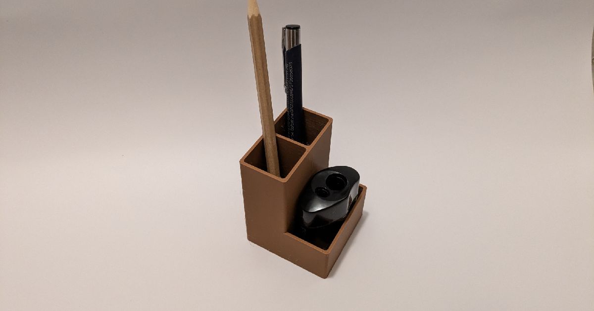 Simple pencil stand by oceanduck | Download free STL model | Printables.com