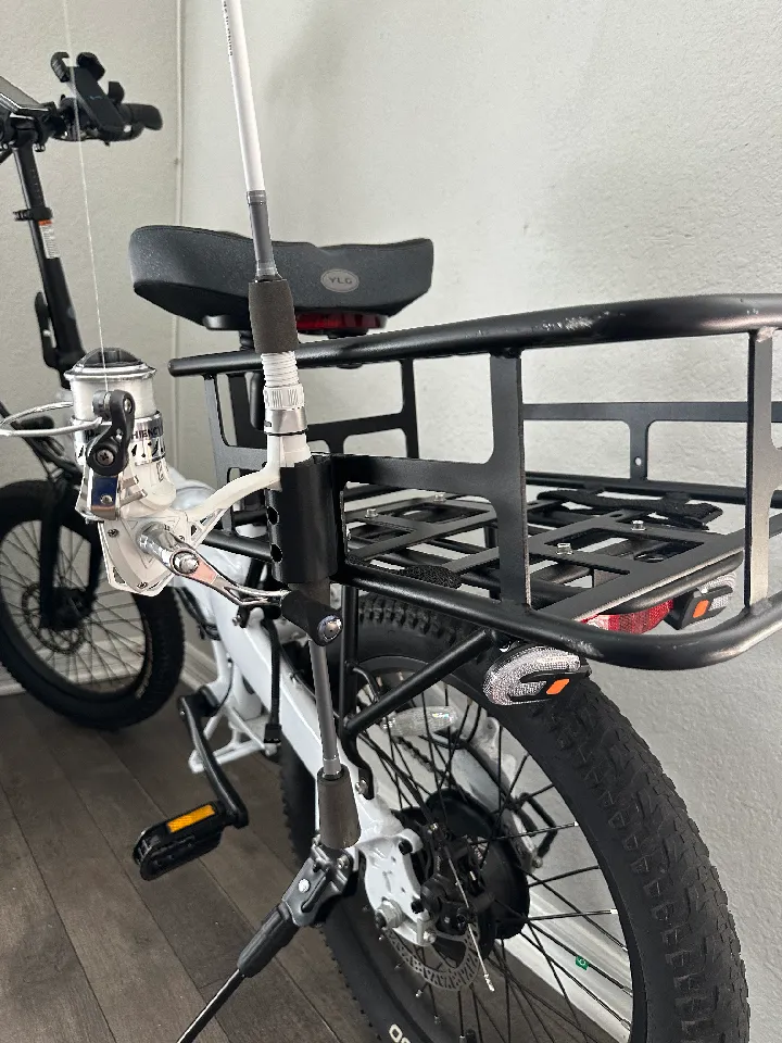 Lectric E-Bike Cargo Basket Fishing Rod Holder by Jaake3DP | Download ...