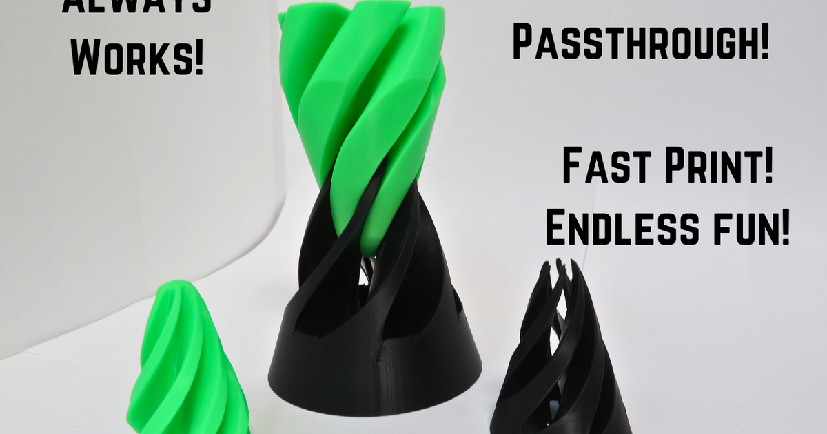 The BEST Impossible Vortex Passthrough by Master Printer | Download ...