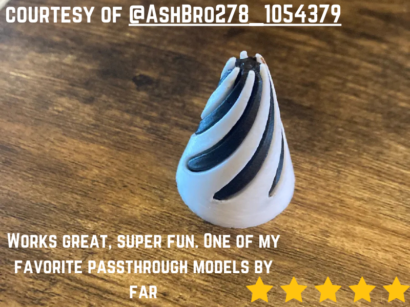 The BEST Impossible Vortex Passthrough by Master Printer | Download ...