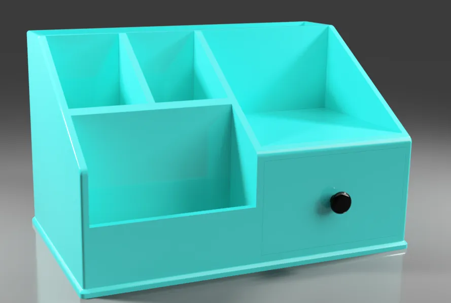 Desk Organizer by victor3000lgm | Download free STL model | Printables.com