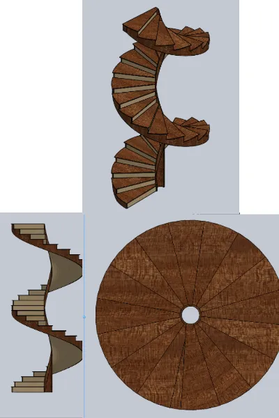The Loretto Chapel Staircase by Frank 3D | Download free STL model ...