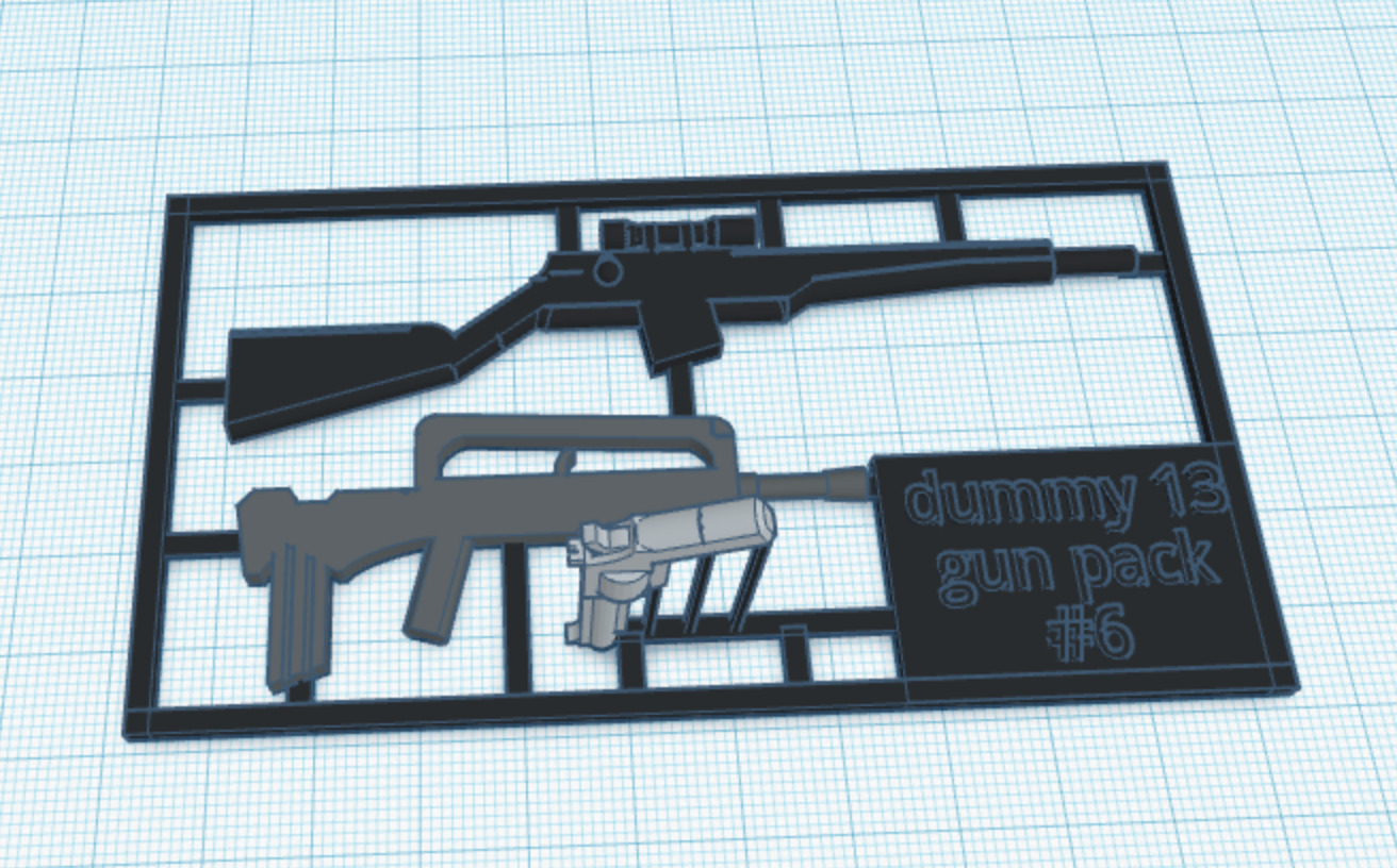 dummy 13 gun pack #6 by Random-name | Download free STL model ...