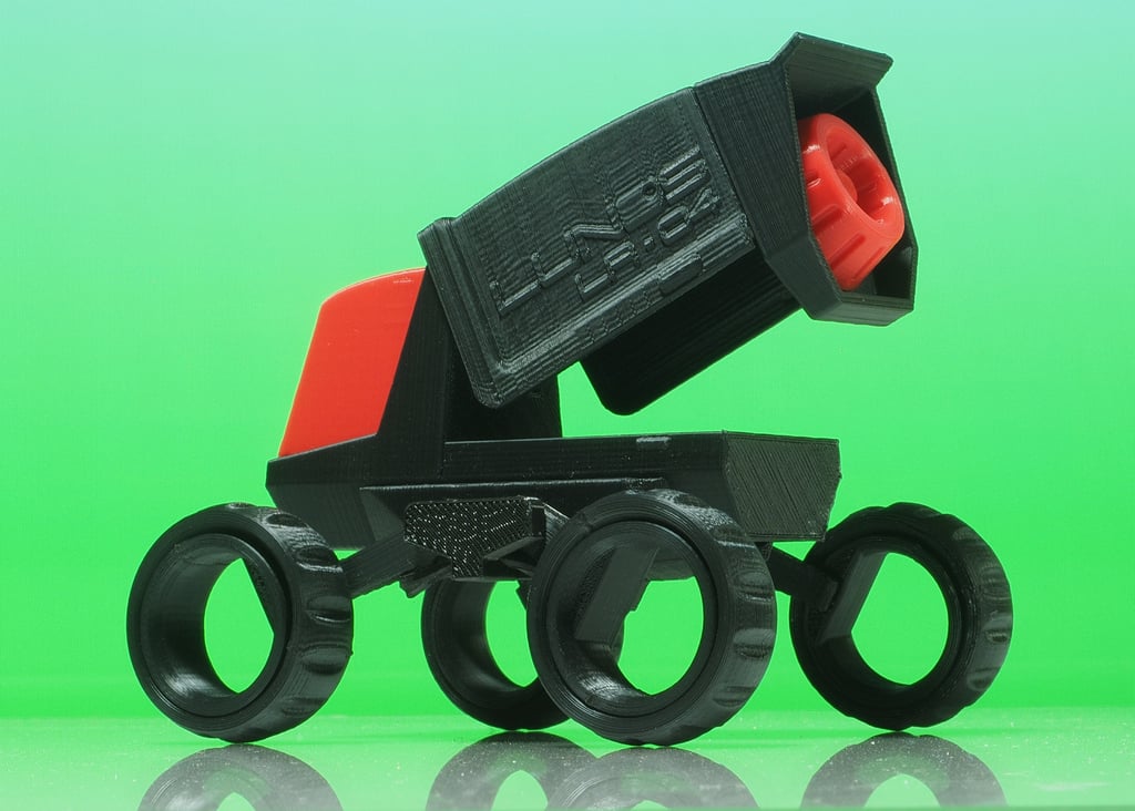 Lunos LR04 Sci-fi space buggy rover toy - no supports - easy print by ...