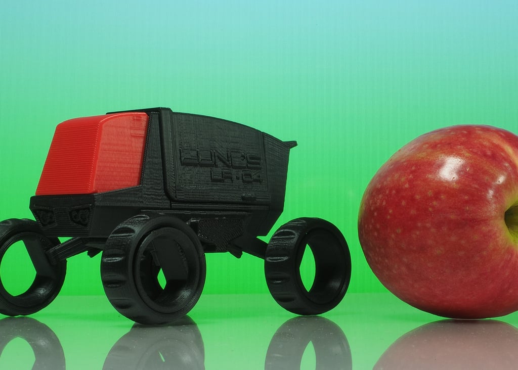 Lunos LR04 Sci-fi space buggy rover toy - no supports - easy print by ...