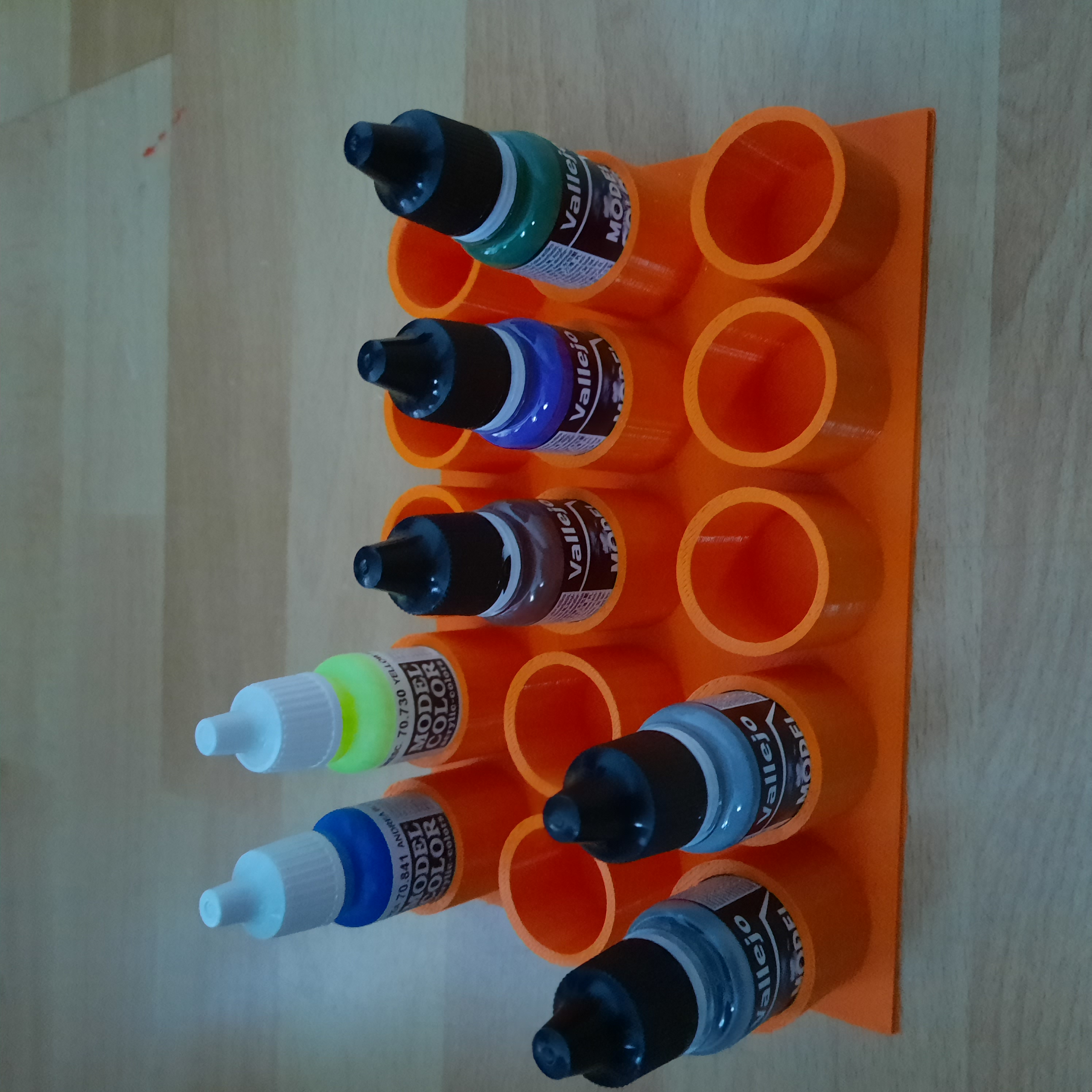 Verf potjes rek by Whodecin | Download free STL model | Printables.com