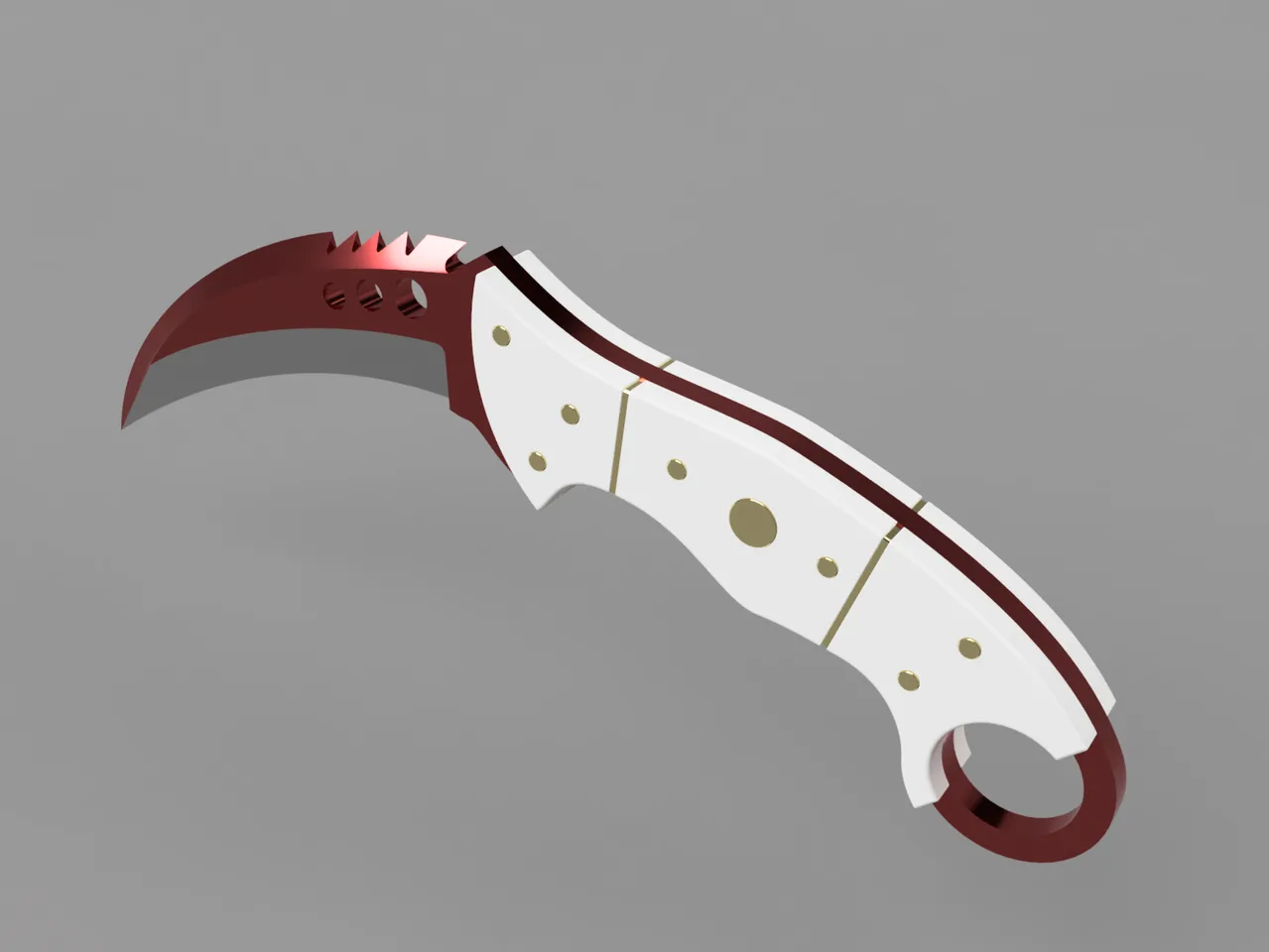 Talon Knife by W3DCustom | Download free STL model | Printables.com