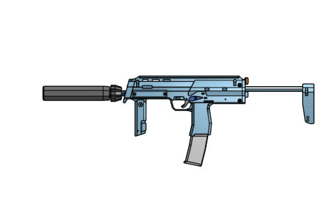 MP 7 gun by Alexandervv12 | Download free STL model | Printables.com