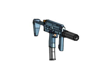 MP 7 gun by Alexandervv12 | Download free STL model | Printables.com