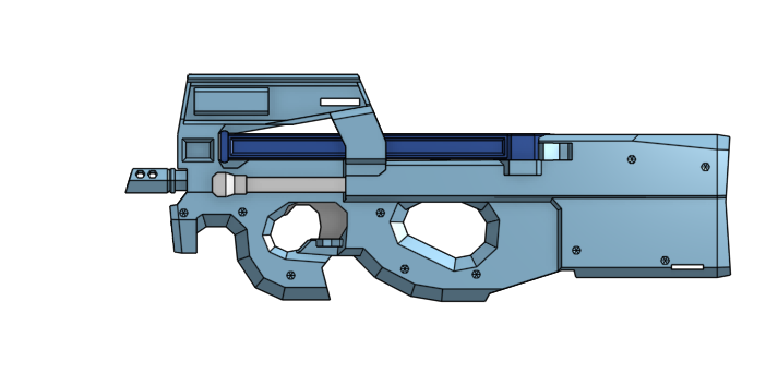 P90 model por Alexandervv12 | Descargar modelo STL gratuito ...