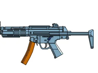 MP5 by Alexandervv12 | Download free STL model | Printables.com