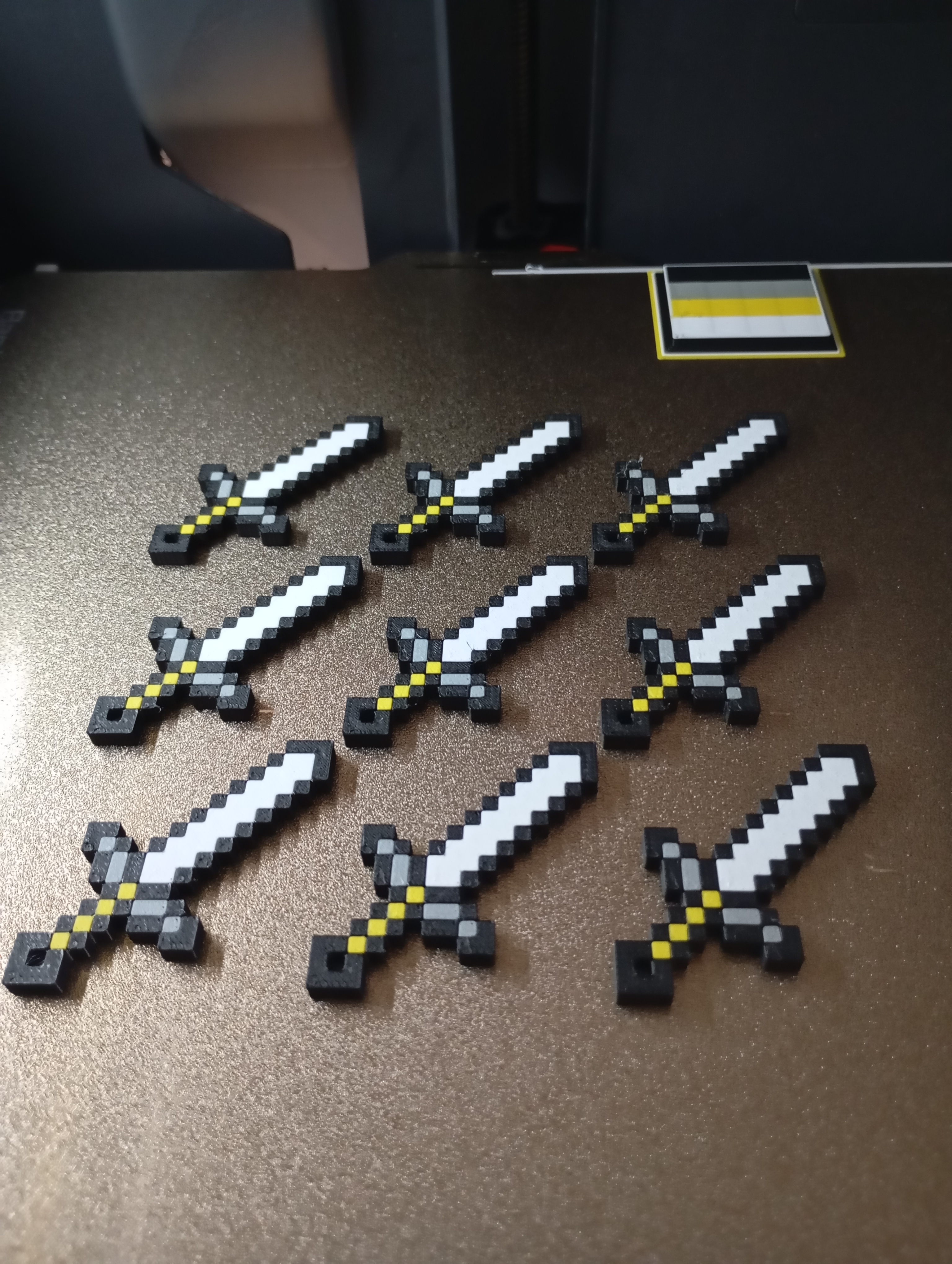 sword minecraft keychain por oramafanis | Descargar modelo STL gratuito ...