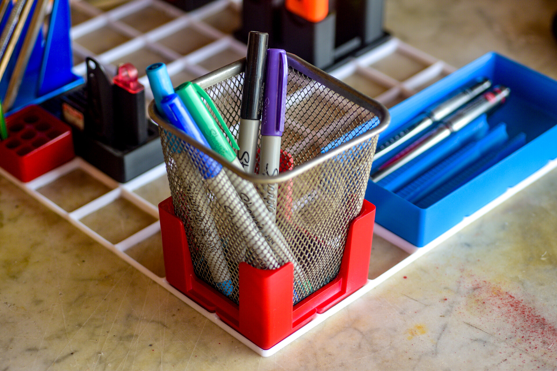 Gridfinity Ikea Pen Cup Adapter by LexFran | Download free STL model | Printables.com