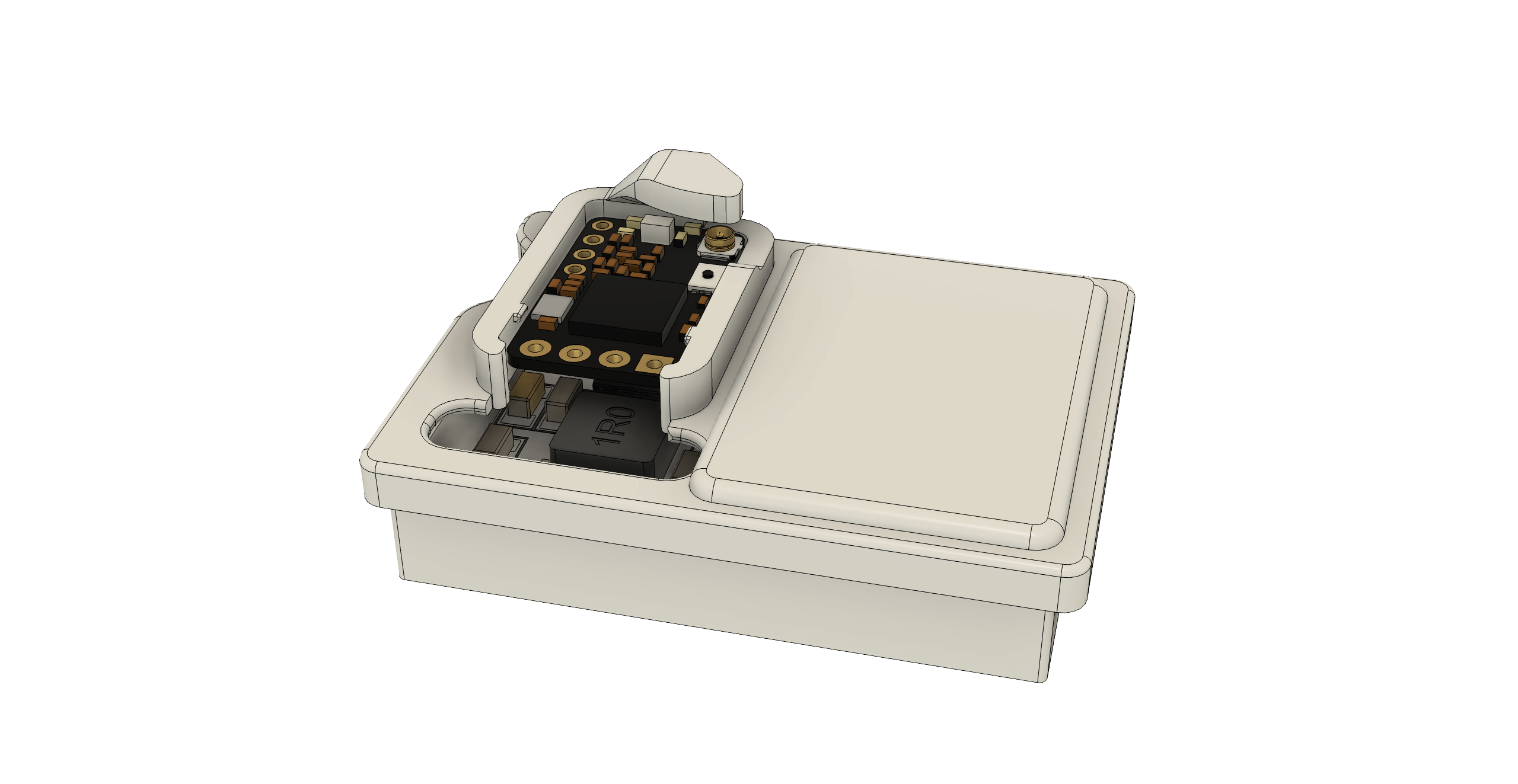 TBS Crossfire Backup battery module case by Mr V | Download free STL ...