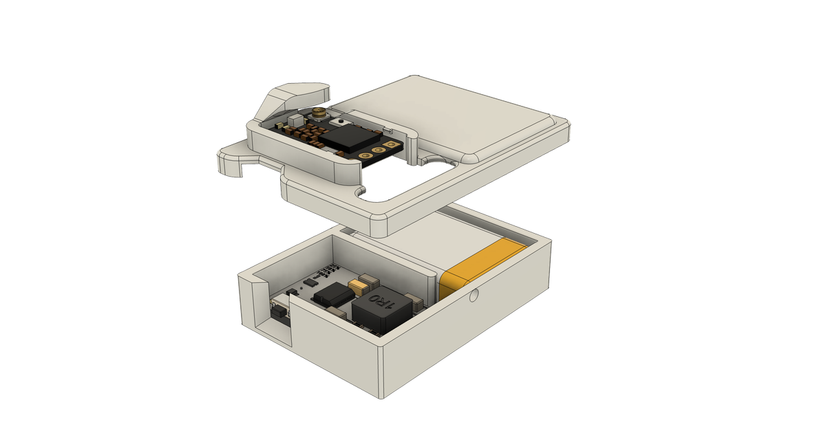 TBS Crossfire Backup battery module case by Mr V | Download free STL ...