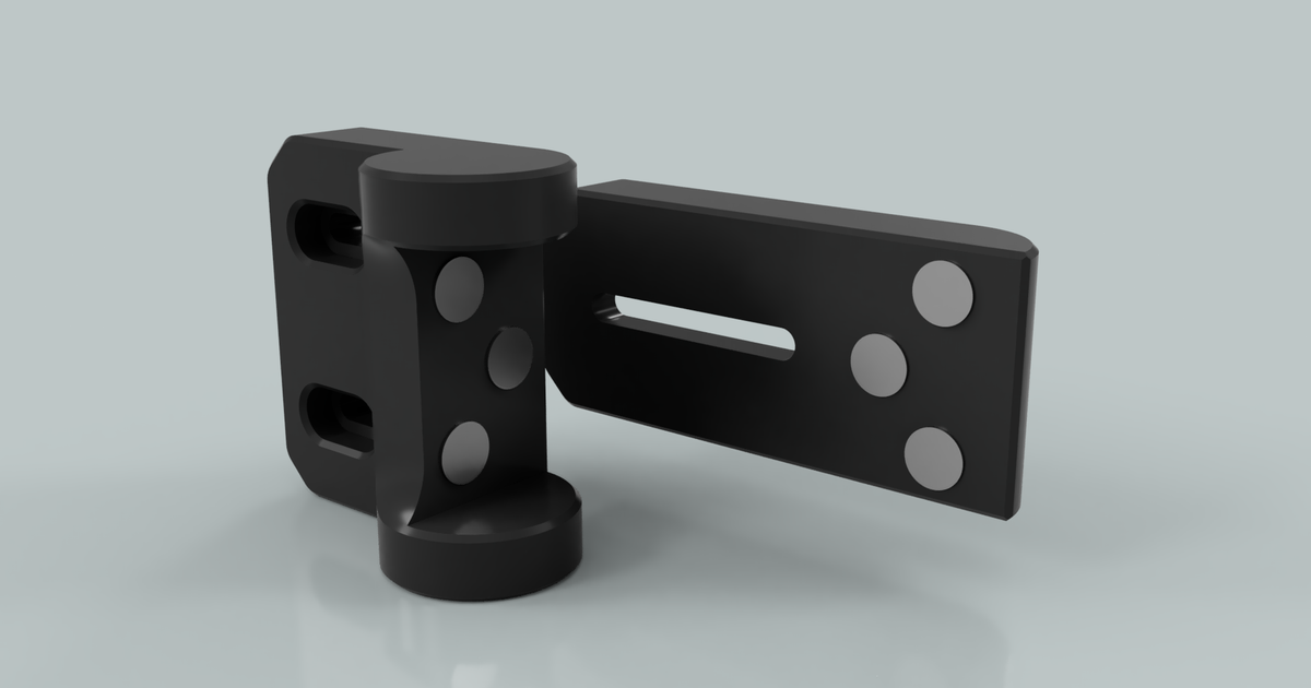 ENDER 3 NG v1.2 - Magnetic Latch / Low Profile Hinges by STOLL.IM ...