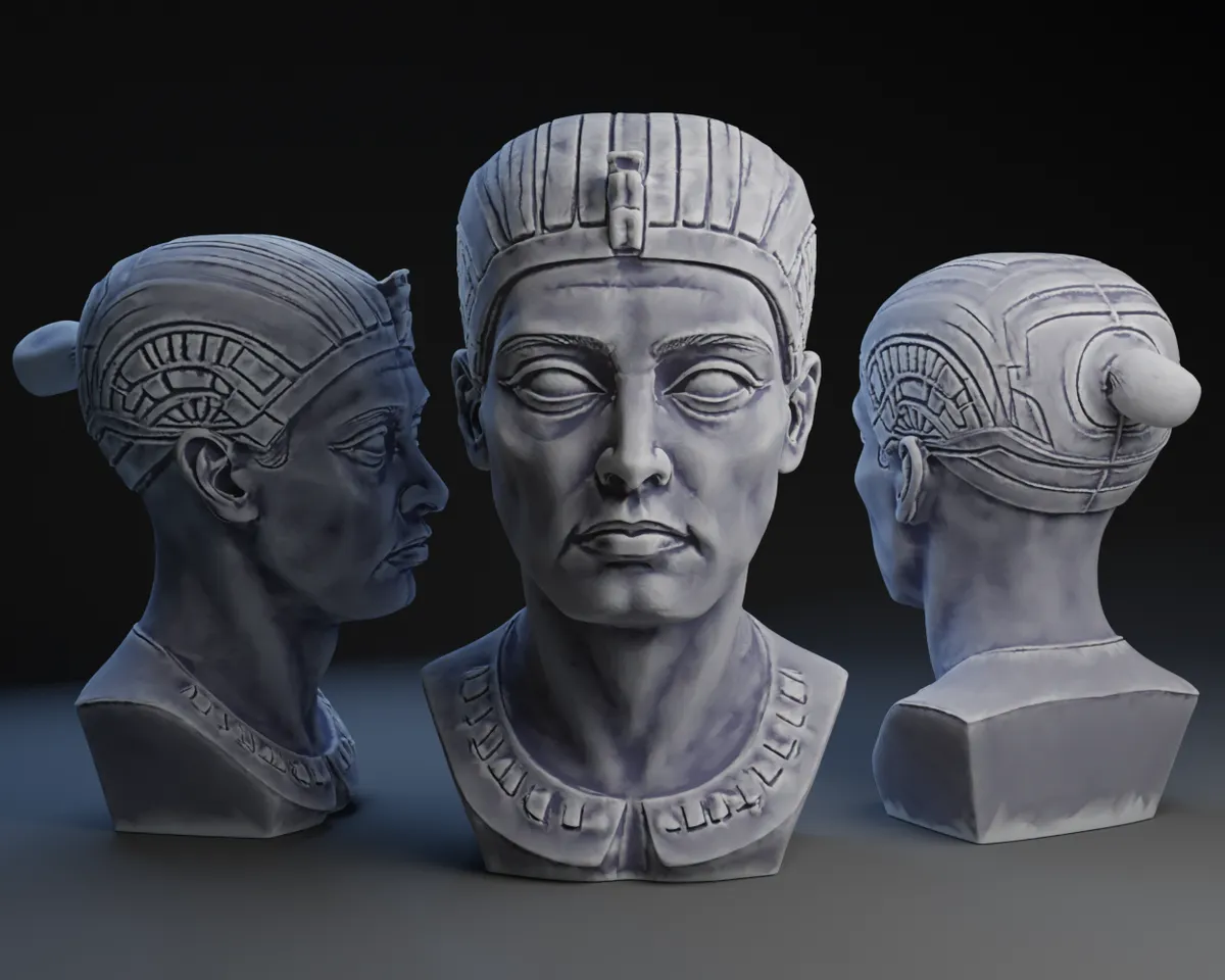 Cyborg Pharaoh by Peter Farell | Download free STL model | Printables.com