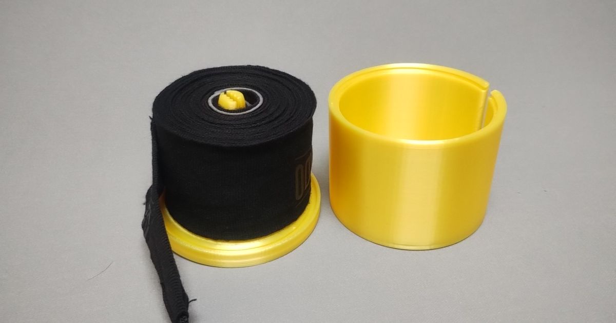 Boxing wrap roller / container by Mathew Lee | Download free STL model ...