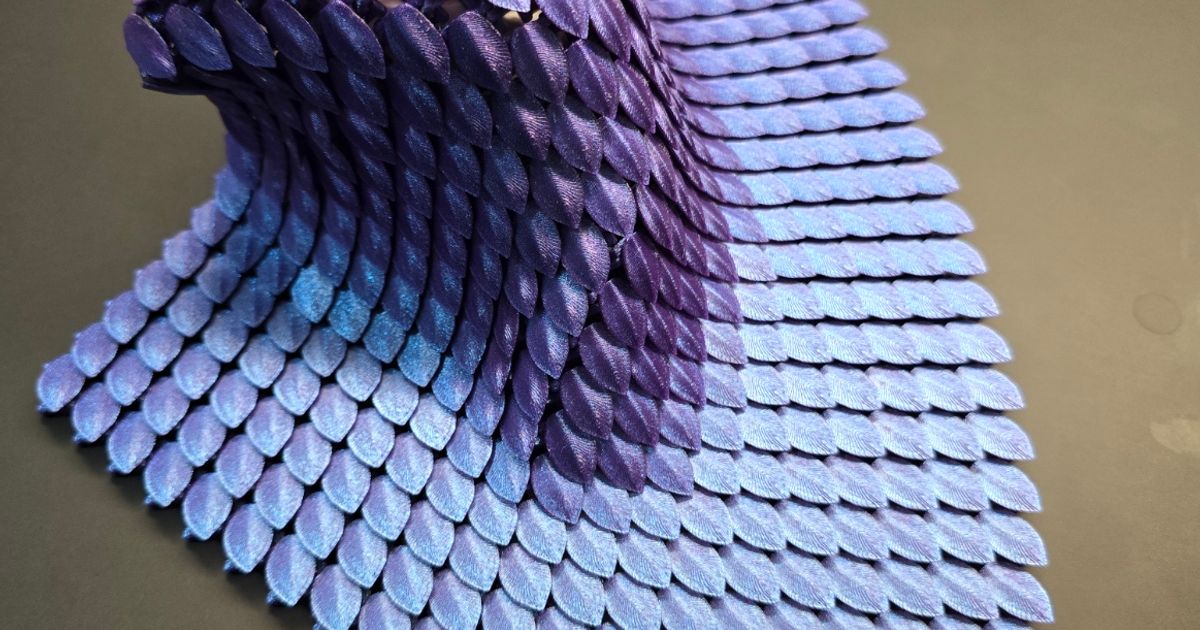 Modular Dragon Scales Chainmail V2 par DotCom Artwork | Téléchargez ...