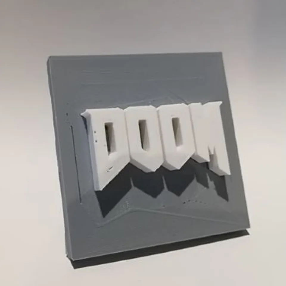Doom Logo by Max Siebenschläfer | Download free STL model | Printables.com