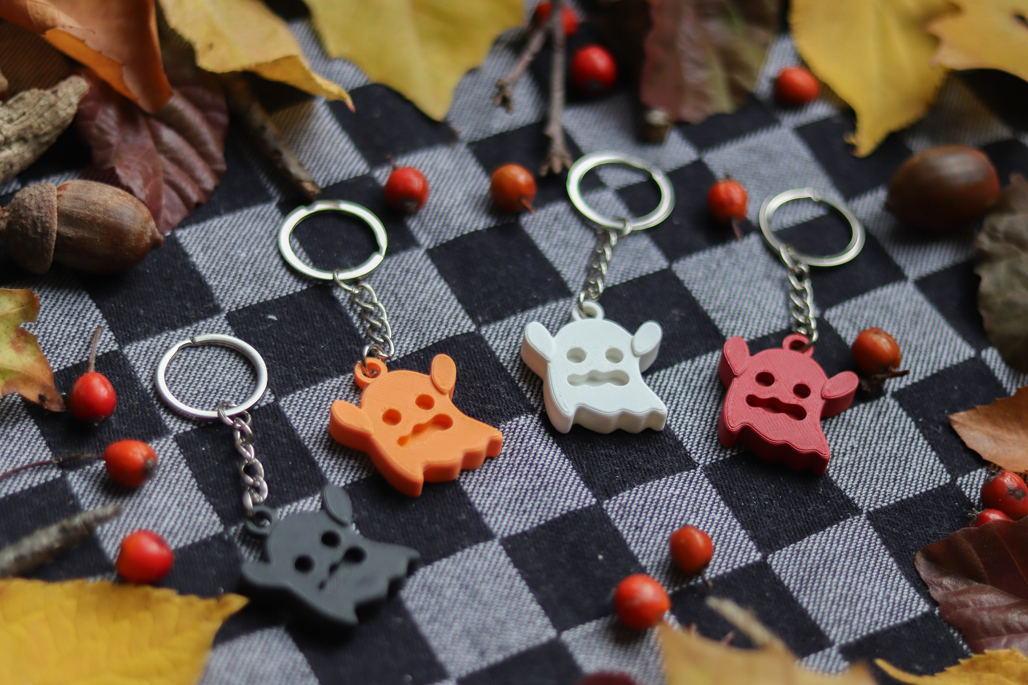 Suprised Ghost Keychain | Autumn Series | Halloween by Vic - | Download ...