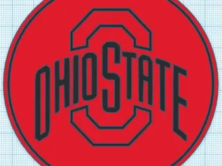 Ohio State Coaster by Ben Larson | Download free STL model | Printables.com