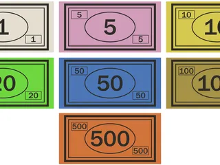Monopoly style money by walloper3 | Download free STL model ...