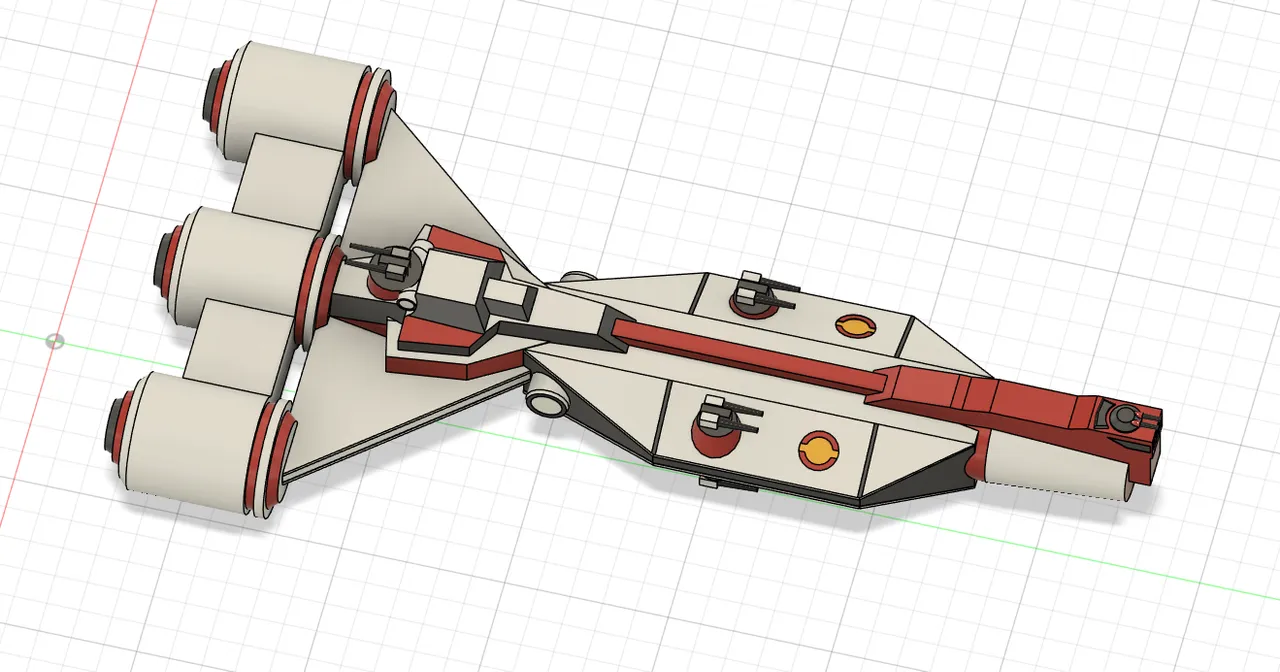 Consular Class Cruiser - Retrofit by Alexand3DP | Download free STL ...