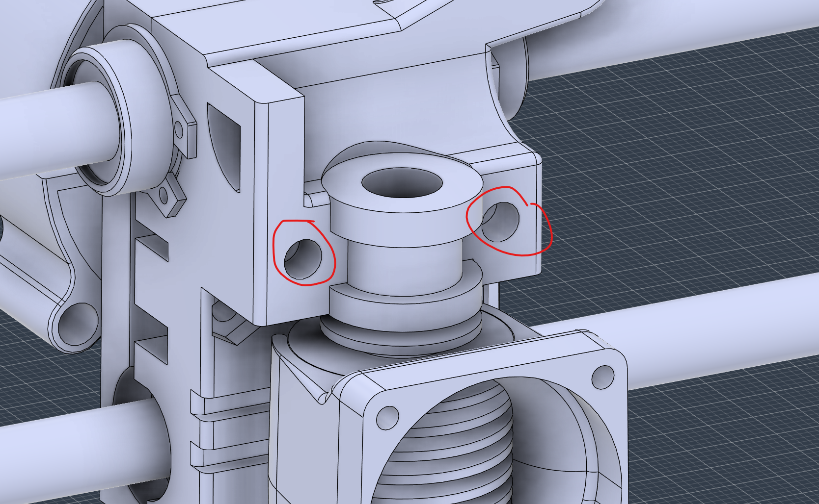 E3D v6 Print Head (Linear Bearing) by QUACKULLA | Download free STL ...
