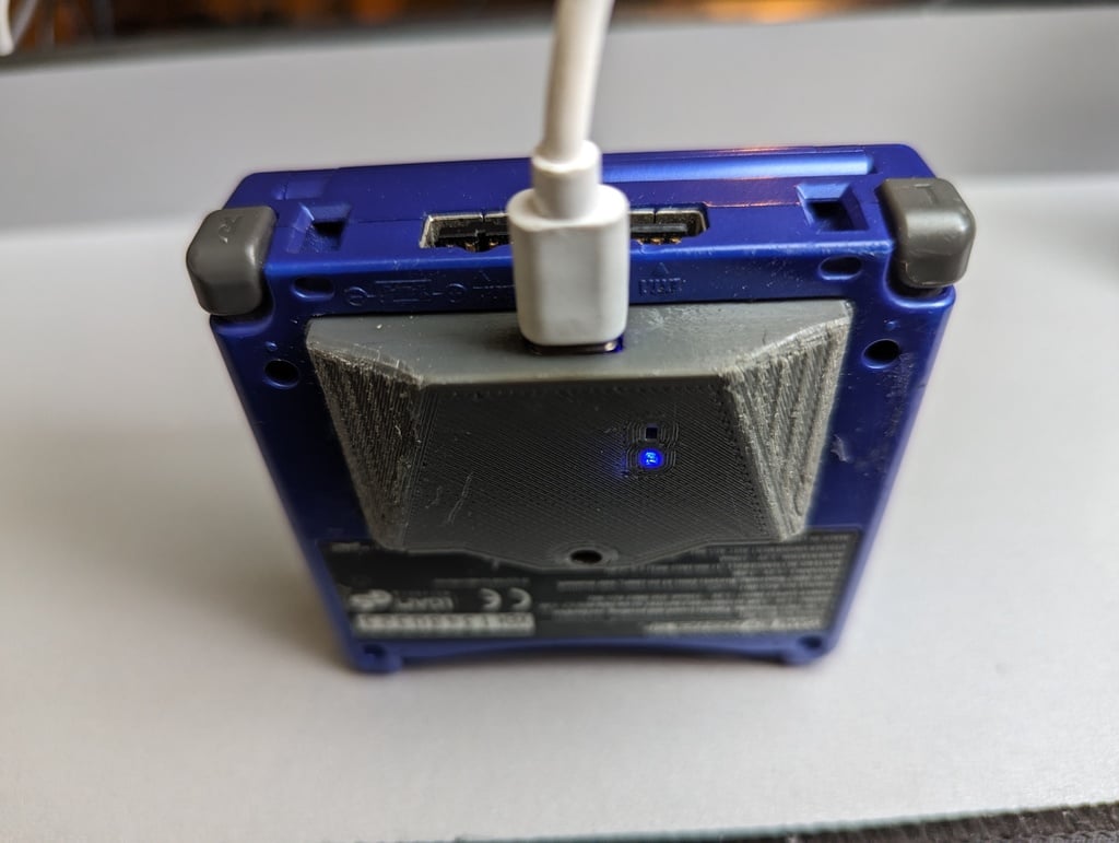 Gameboy Advance SP Type-C TP4056 Charger Battery Cover Mod by ShatnoRD | Download free STL model ...