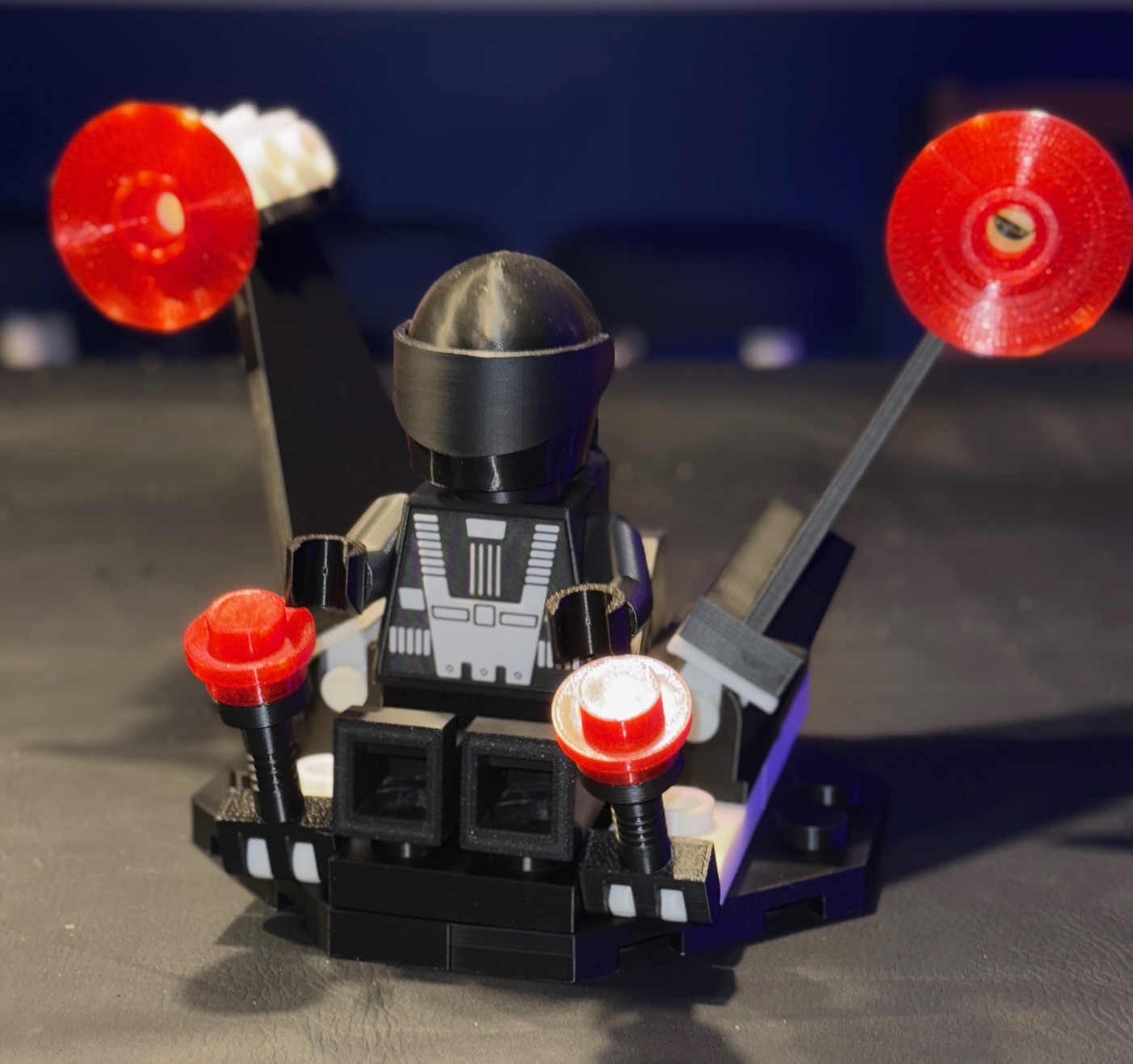 Mega-sized Lego-like Classic Space Meteor Monitor (5:1 scale) by ...