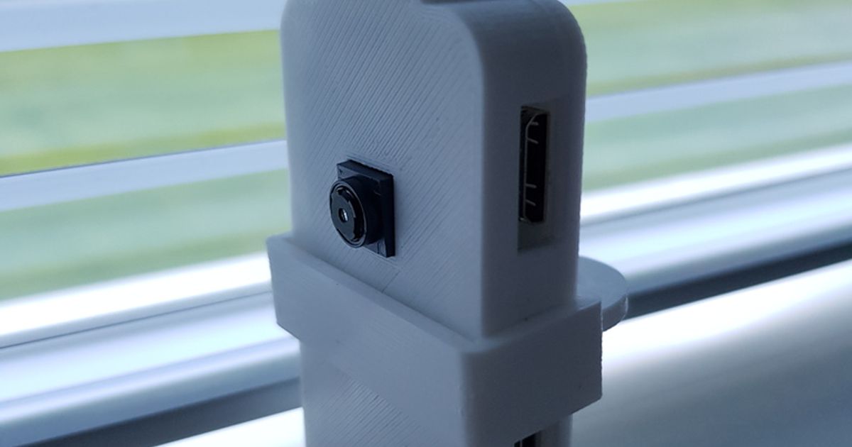 RPi Zero W case with Official Rpi Camera V2 module by Hackolyte ...