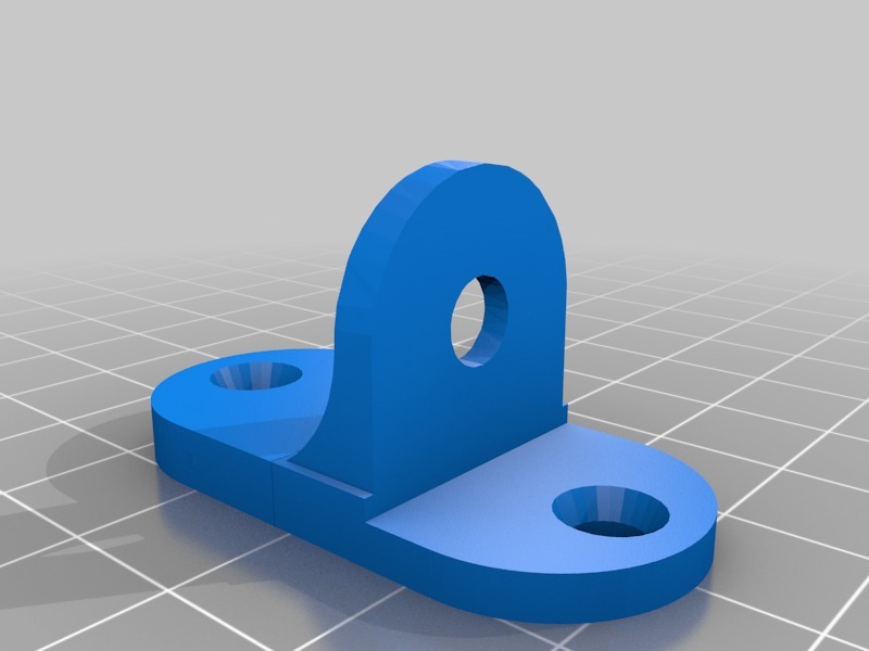 PRI0W 90 degree arms and wall mount by Hackolyte | Download free STL ...