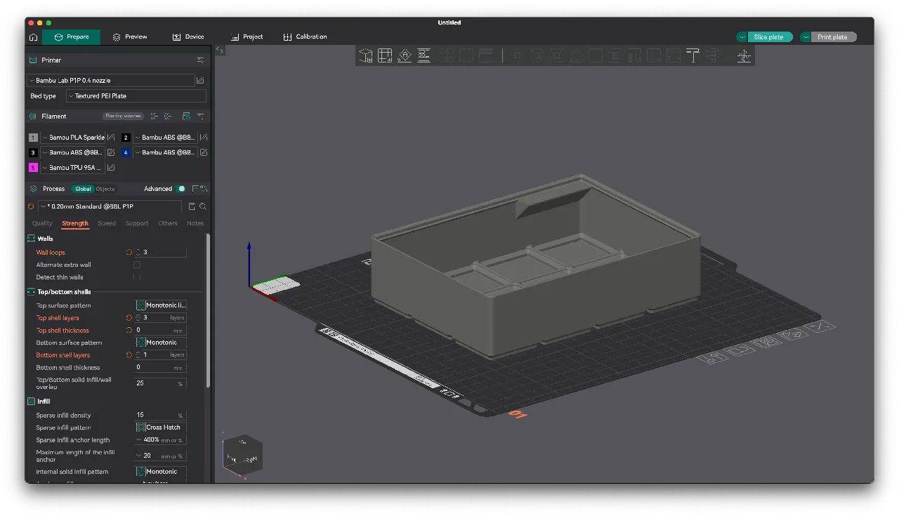 Gridfinity Fully Parametric Container Fusion360 by Anthony Petty | Download free STL model ...