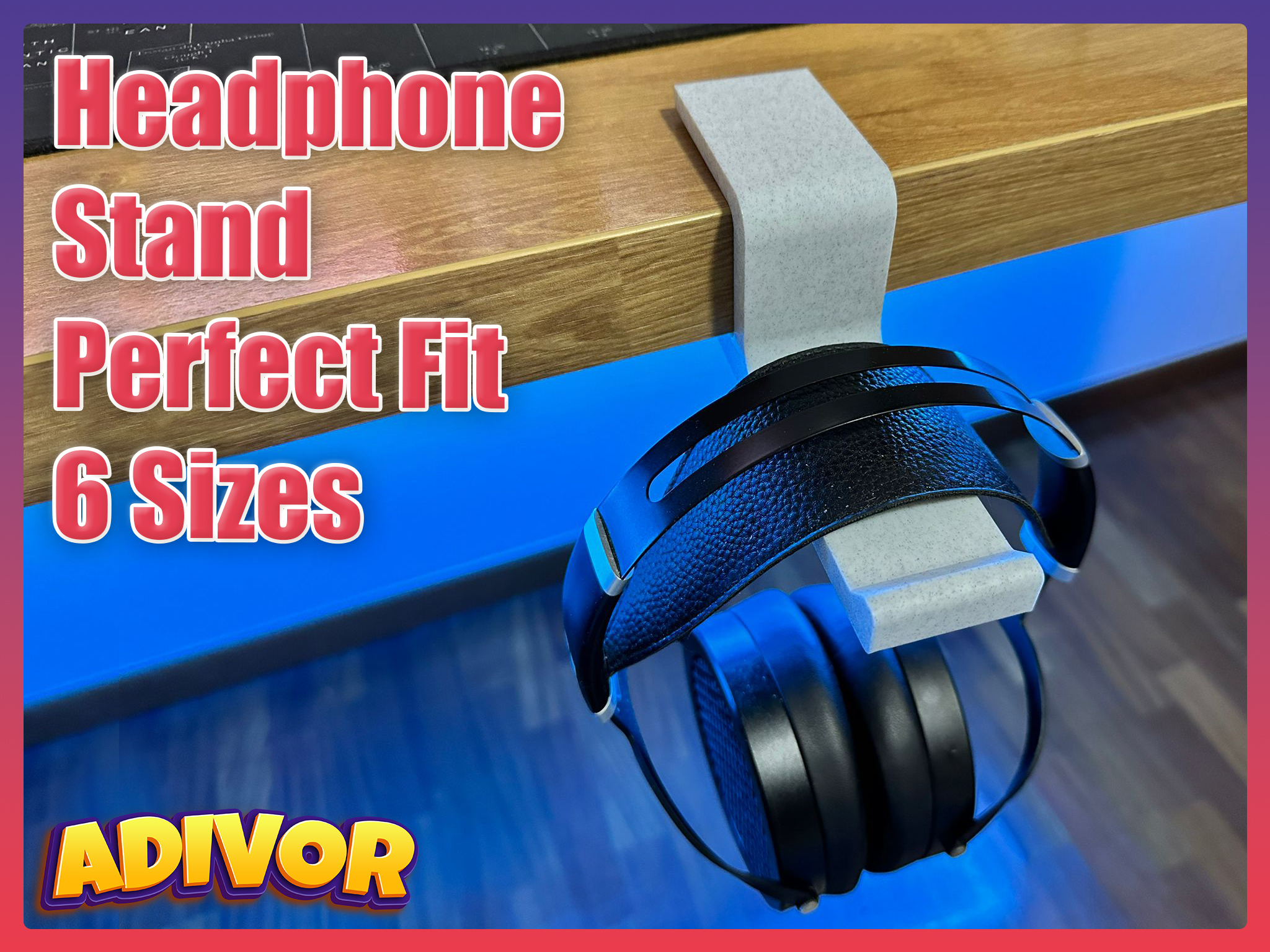 Headphones Support by Adivor | Download free STL model | Printables.com