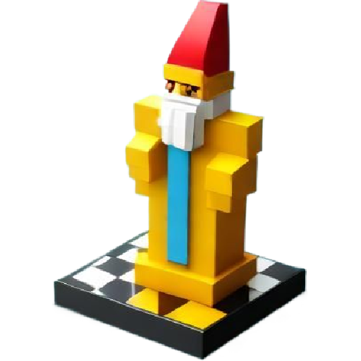 8-Bit Bishop Chess Piece by Hago Mis Muebles | Download free STL model ...