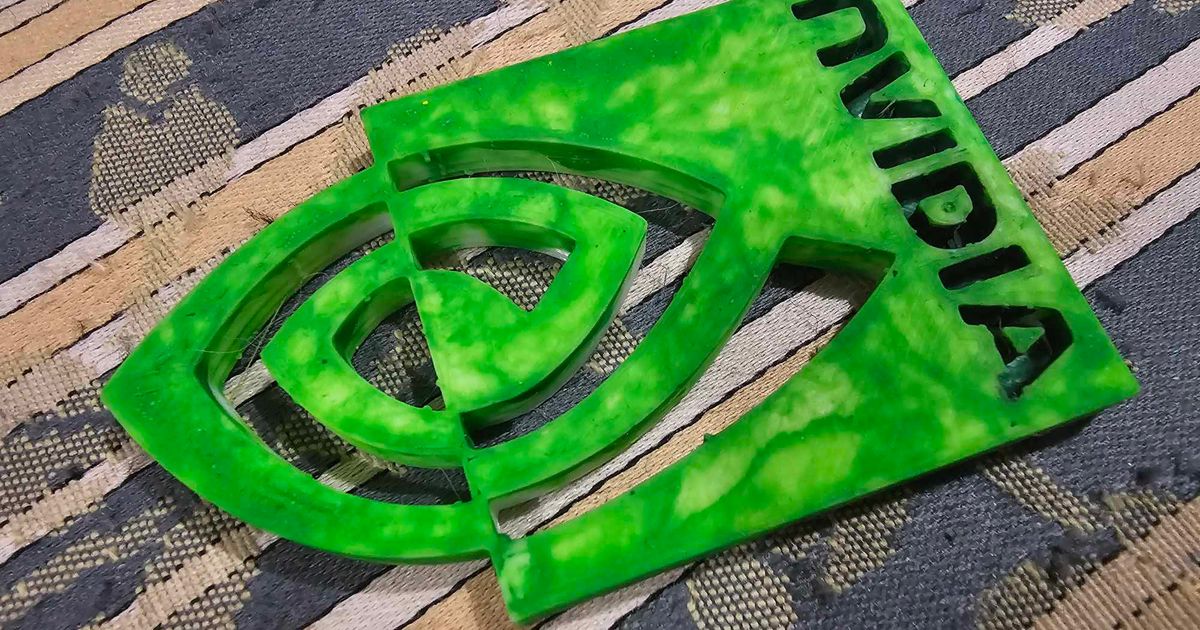 NVIDIA Logo by Banton | Download free STL model | Printables.com