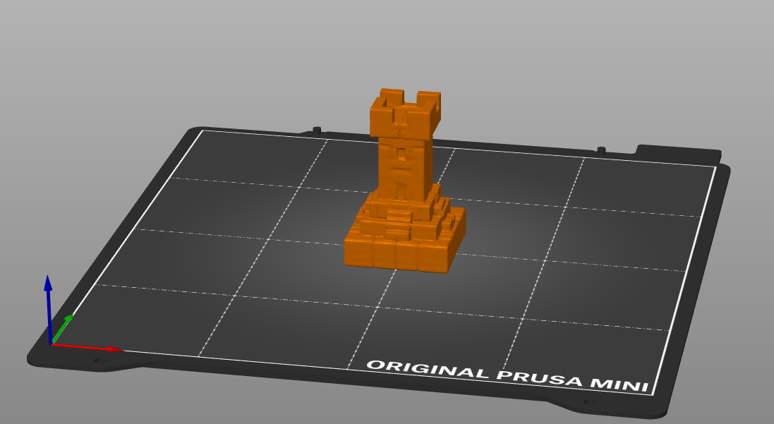 8-Bit Rook Chess Piece by Hago Mis Muebles | Download free STL model ...
