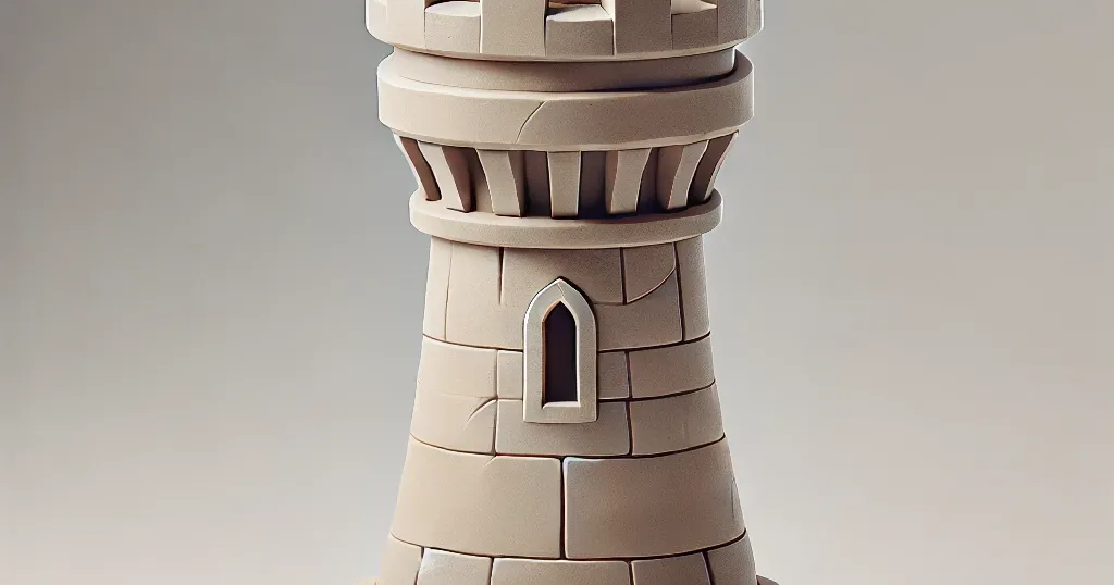 Fantasy-Style Rook Chess Piece by Hago Mis Muebles | Download free STL ...