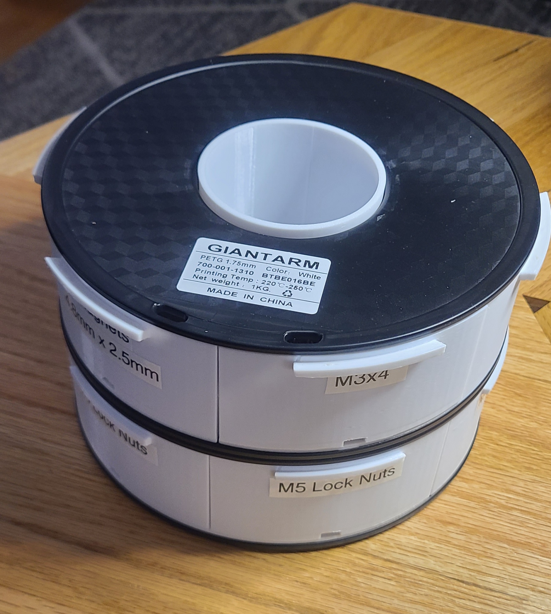Horizontal Filament Spool Drawers for Giantarm 1kg Spools by Becker ...