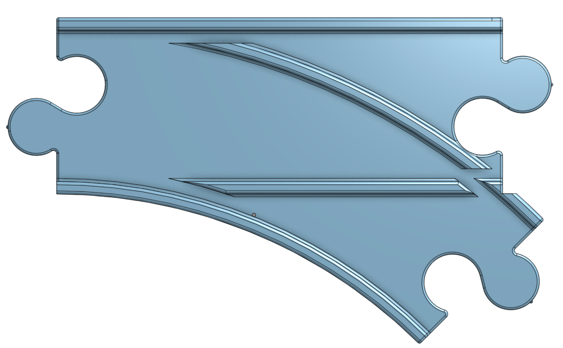 TOLO Toy Train Rails Left Y by Pedropon | Download free STL model ...