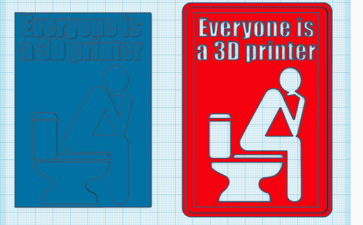 Single Extruder - Dual Color | Funny Everyone Is A 3D Printer Sign by ...