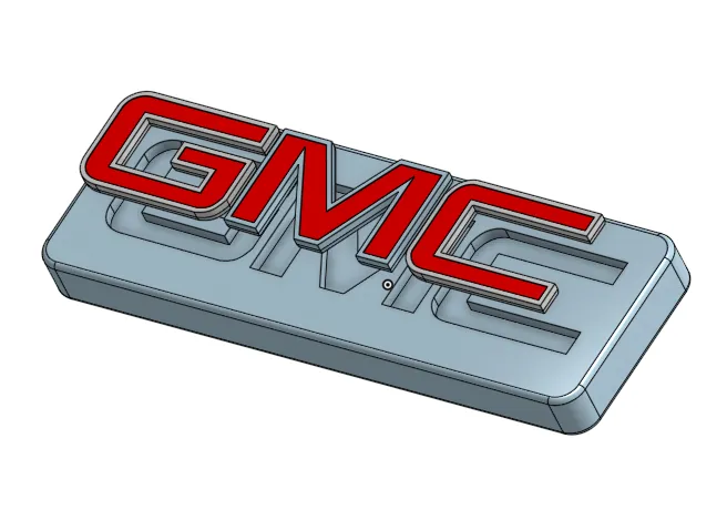 GMC Logo by Jaakko Kenttä | Download free STL model | Printables.com