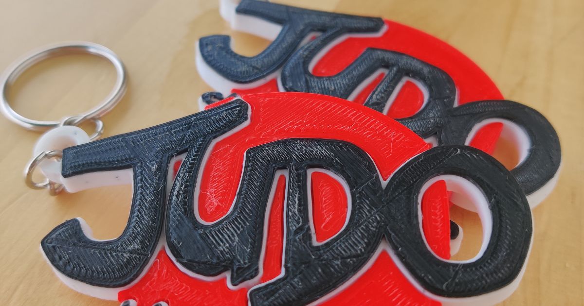 Judo club personalized keychain by Celestino Mosquera Fontán | Download ...