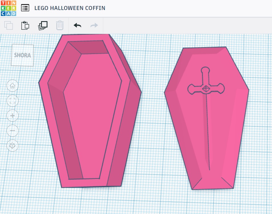 LEGO HALLOWEEN COFFIN by Mgr. Pavel Krist | Download free STL model ...