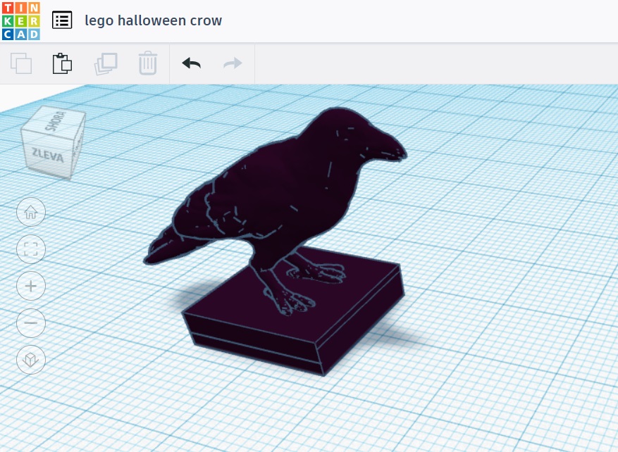 lego halloween crow by Mgr. Pavel Krist | Download free STL model ...