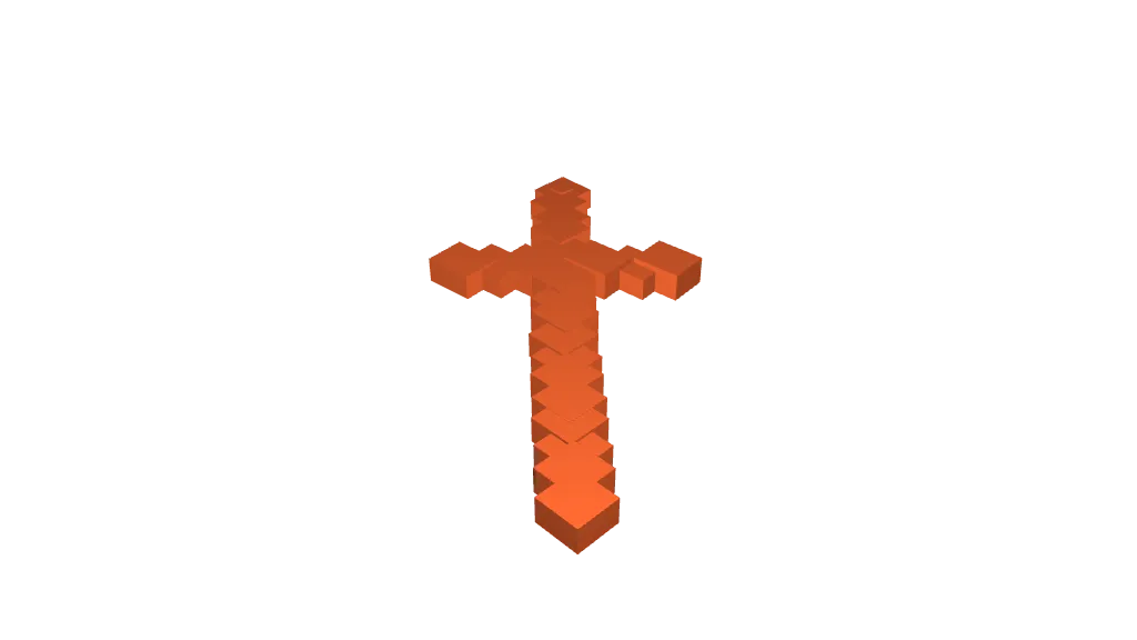 Minecraft Diamond Sword by JNPrinting | Download free STL model ...