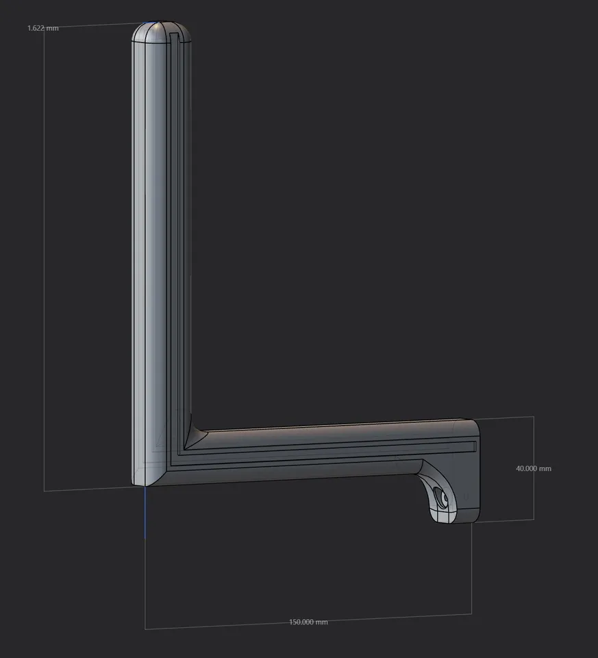 Paper Roll Upright Holder for Kitchen by PlastIRIS | Download free STL ...