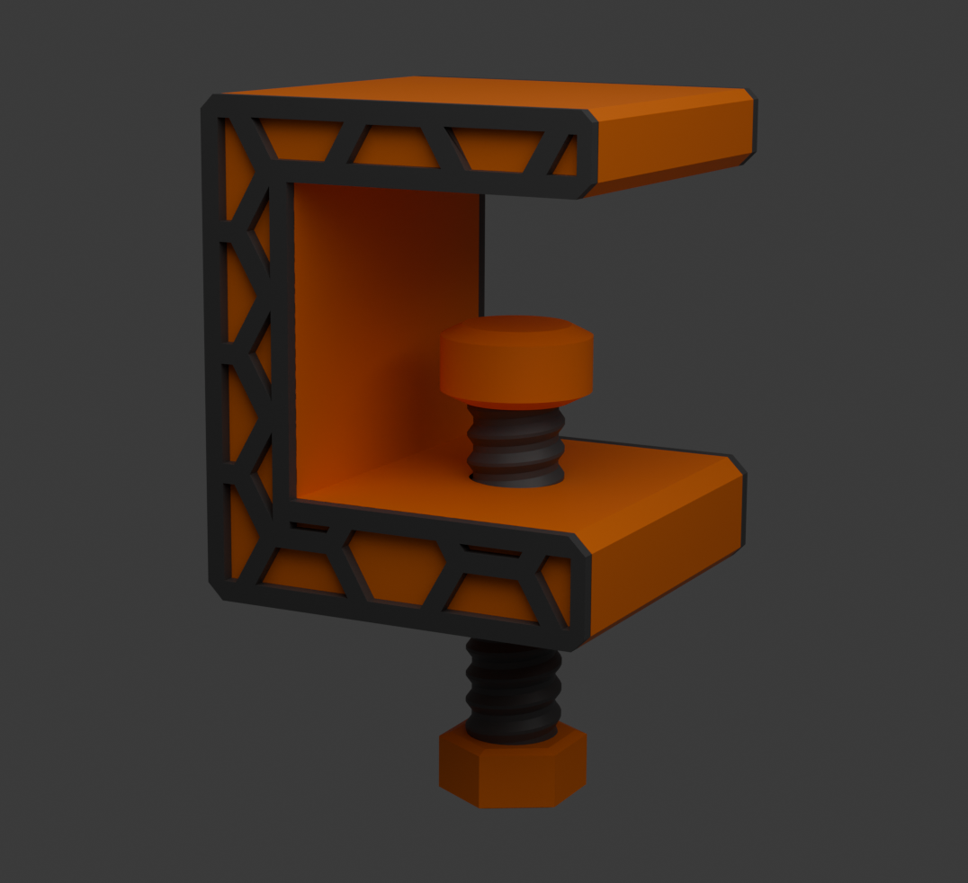 Hex Lock C-clamp by Lil Zac | Download free STL model | Printables.com