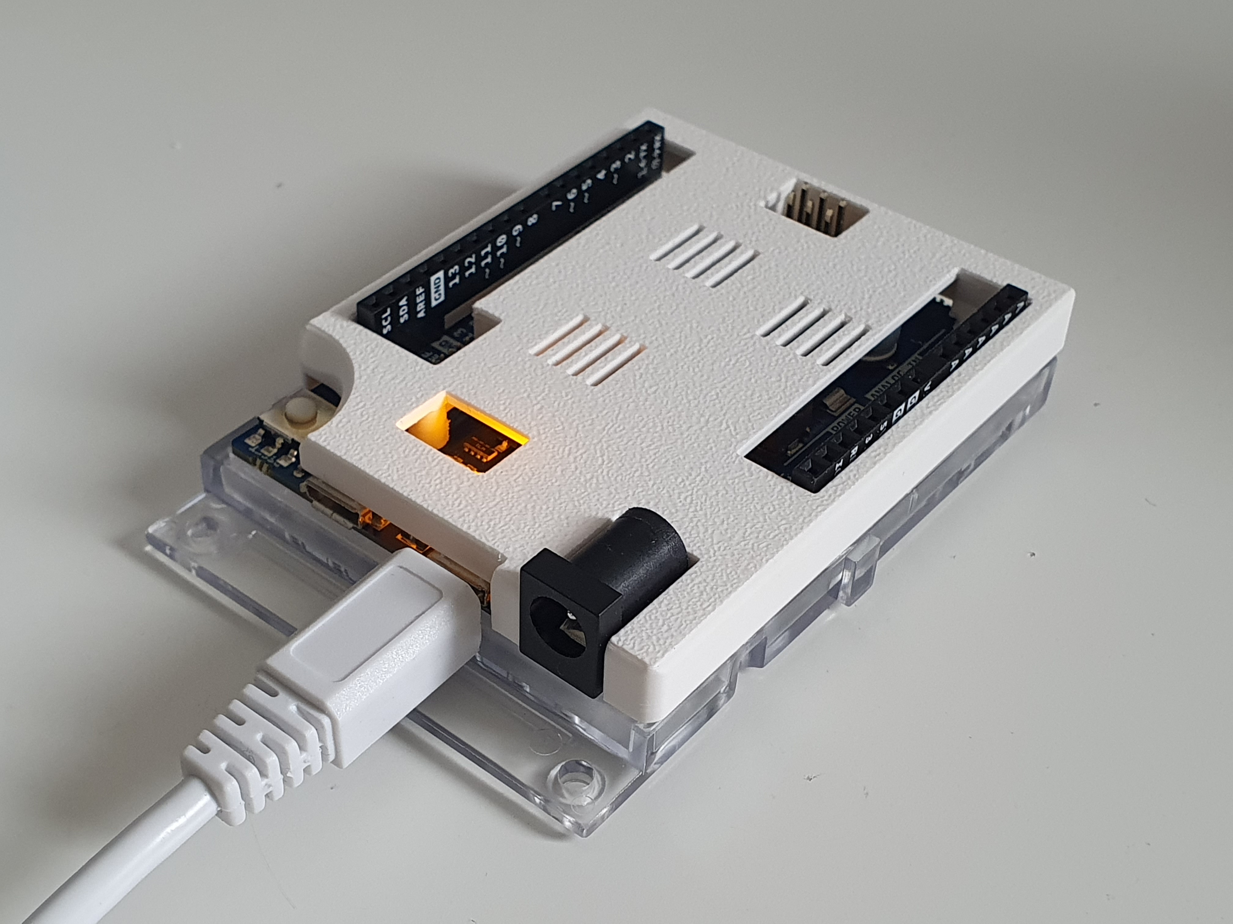 Compact top cover for Arduino Zero case by dsan | Download free STL ...